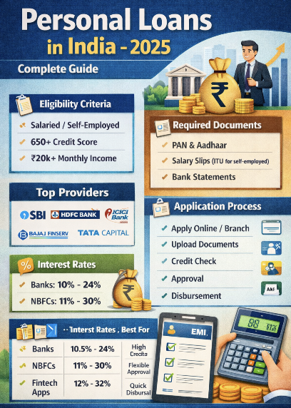 Personal Loan Application in India (2025): Eligibility, Documents ...